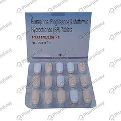 Pioplus 1mg Strip Of 15 Tablets: Uses, Side Effects, Price & Dosage ...