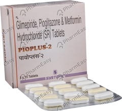 Pioplus 2mg Strip Of 15 Tablets: Uses, Side Effects, Price & Dosage ...
