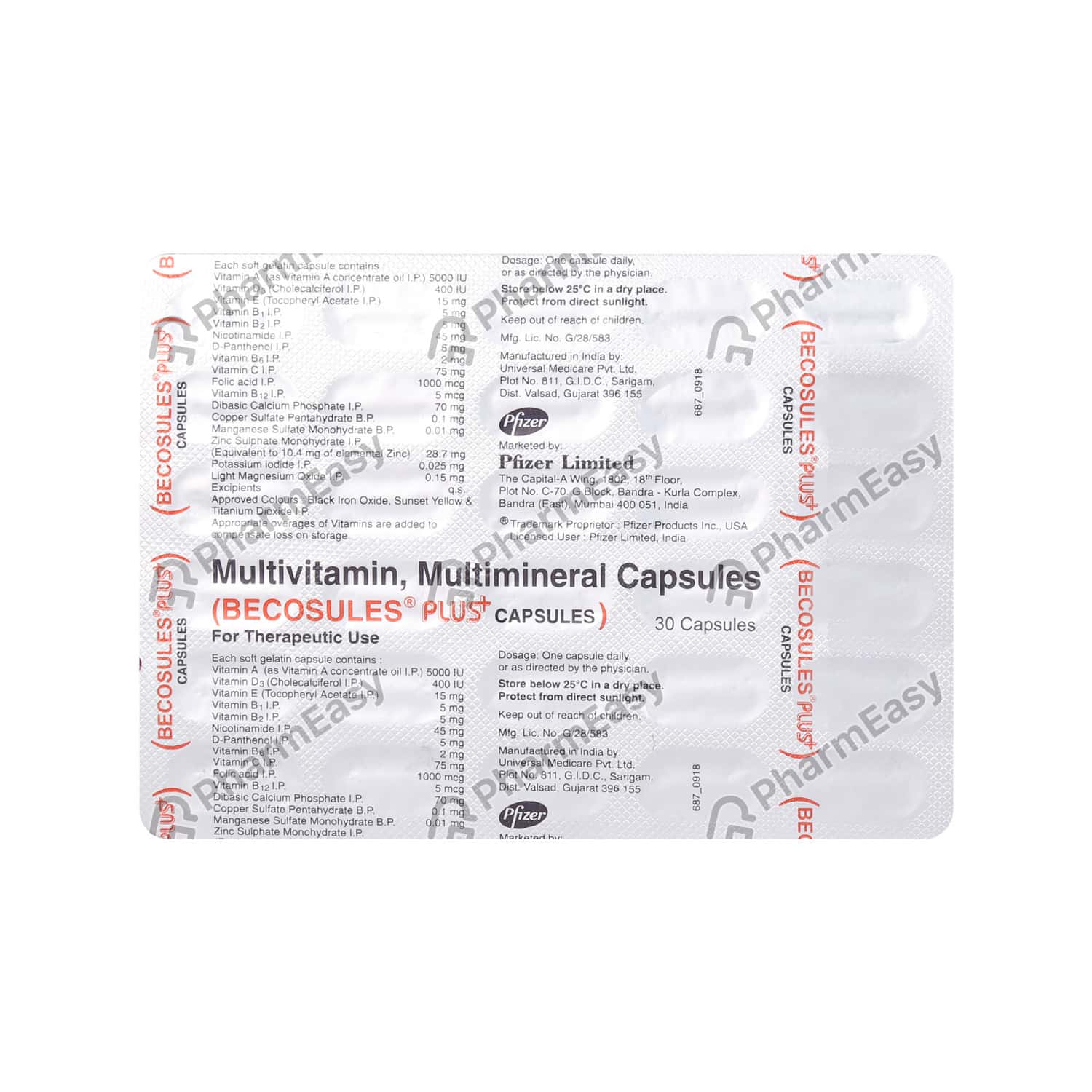 Buy Becosules Plus Cap Online at Flat 18% OFF* | PharmEasy