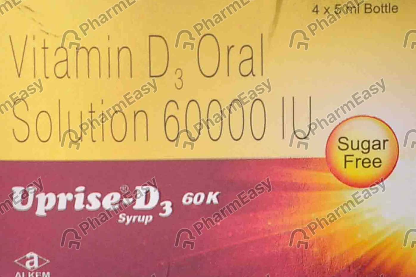 Uprise D3 60000 IU/5ML Oral Solution (5): Uses, Side Effects, Price & Dosage | PharmEasy