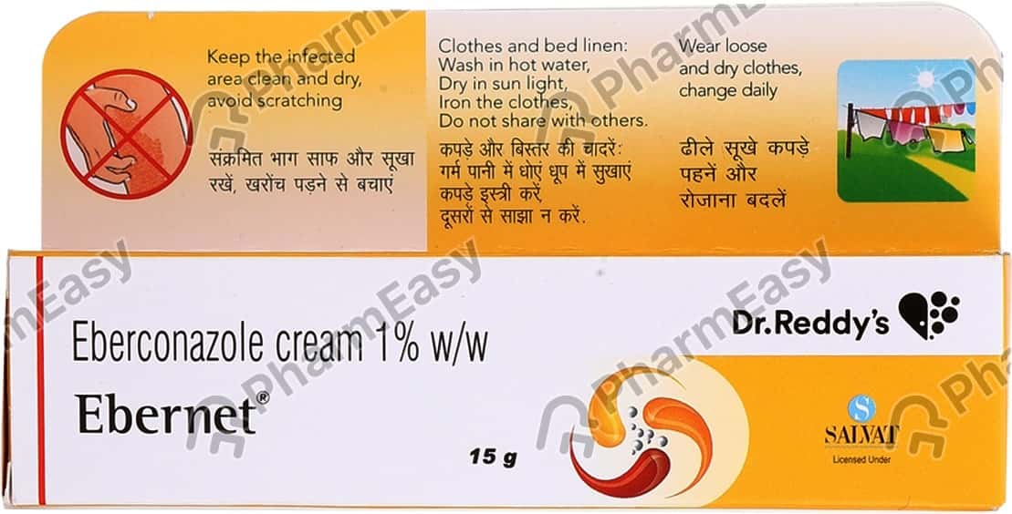 Eberclin 1 % Cream (30): Uses, Side Effects, Price, Dosage ...