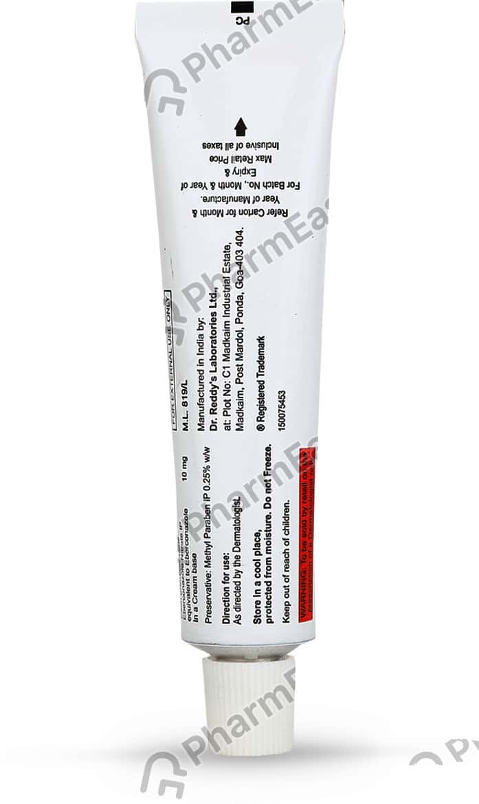 Ebernet 1 %W/W Cream (15): Uses, Side Effects, Price & Dosage | PharmEasy