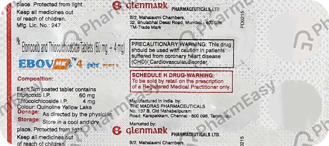 Etcom Mr 4 Strip Of 10 Tablets: Uses, Side Effects, Price & Dosage ...