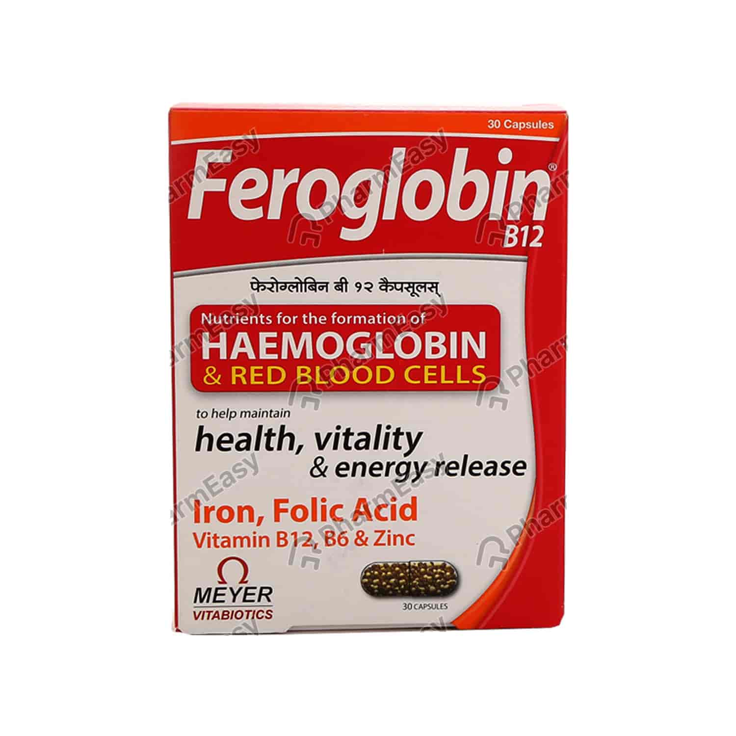 Buy Feroglobin B12 Cap Online at flat 15% off | PharmEasy