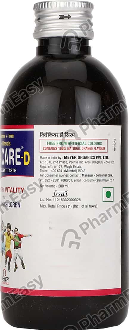 Buy Kidicare D Bottle Of 200ml Syrup Online at Flat 15% OFF | PharmEasy