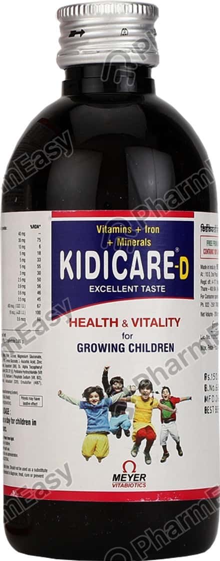 Buy Kidicare D Syrup (200) Online at Flat 15% OFF | PharmEasy