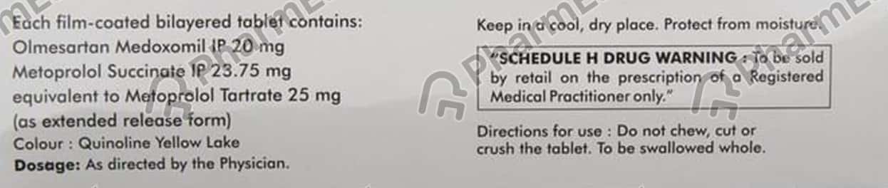 Olmat Mt 25mg Strip Of 7 Tablets: Uses, Side Effects, Price & Dosage ...