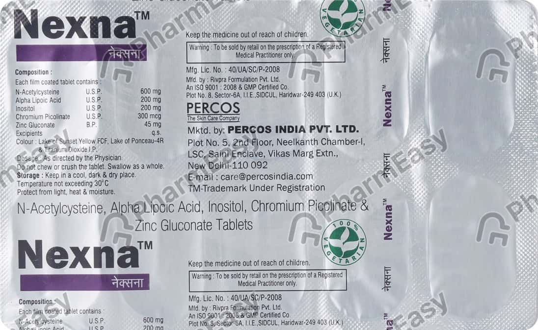 Buy Nexna Strip Of 10 Tablets Online at Flat 15% OFF | PharmEasy