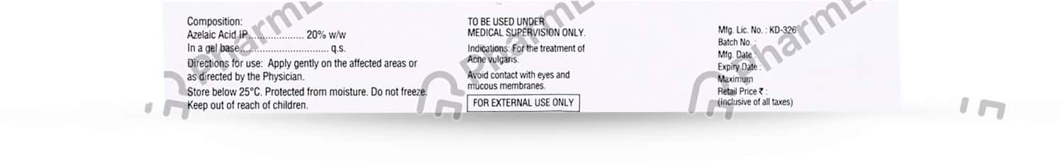 Ezanic 20 % Gel (15): Uses, Side Effects, Price, Dosage & Composition ...
