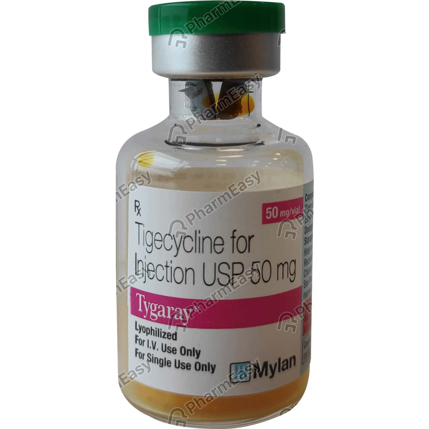 Tygaray 50 MG Powder For Injection (50): Uses, Side Effects, Price ...