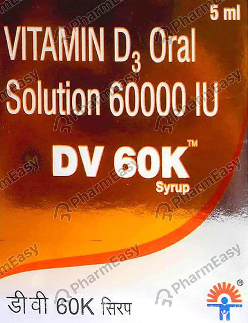 Dv 60 K 60000 IU Syrup (5): Uses, Side Effects, Price & Dosage | PharmEasy
