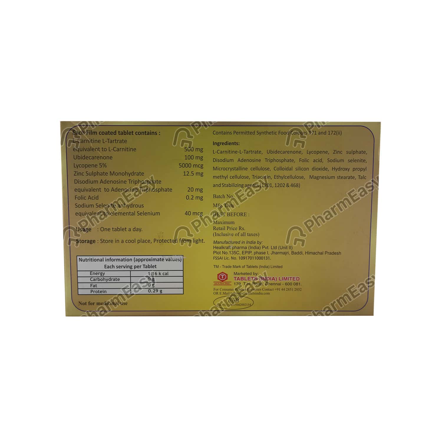 Buy Fertihope M Tab Online at Flat 18% OFF* | PharmEasy