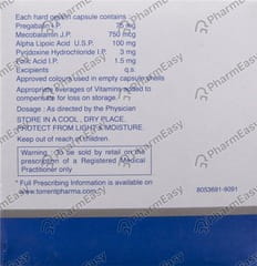 Pregeb Forte 75mg Strip Of 10 Capsules: Uses, Side Effects, Price ...