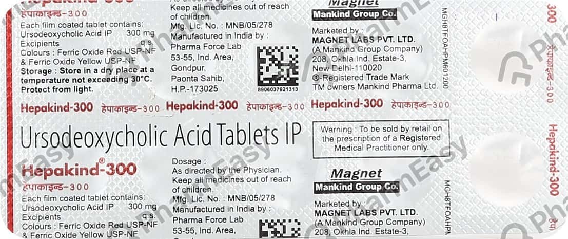 Hepakind 300 MG Tablet (10): Uses, Side Effects, Price, Dosage ...
