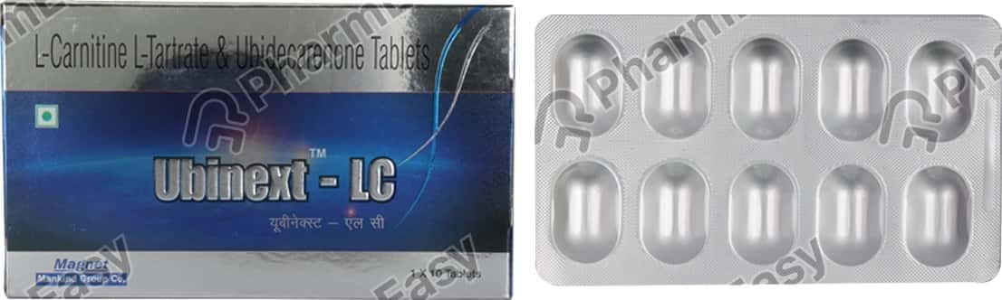 Ubinext Lc Strip Of 10 Tablets: Uses, Side Effects, Price, Dosage ...