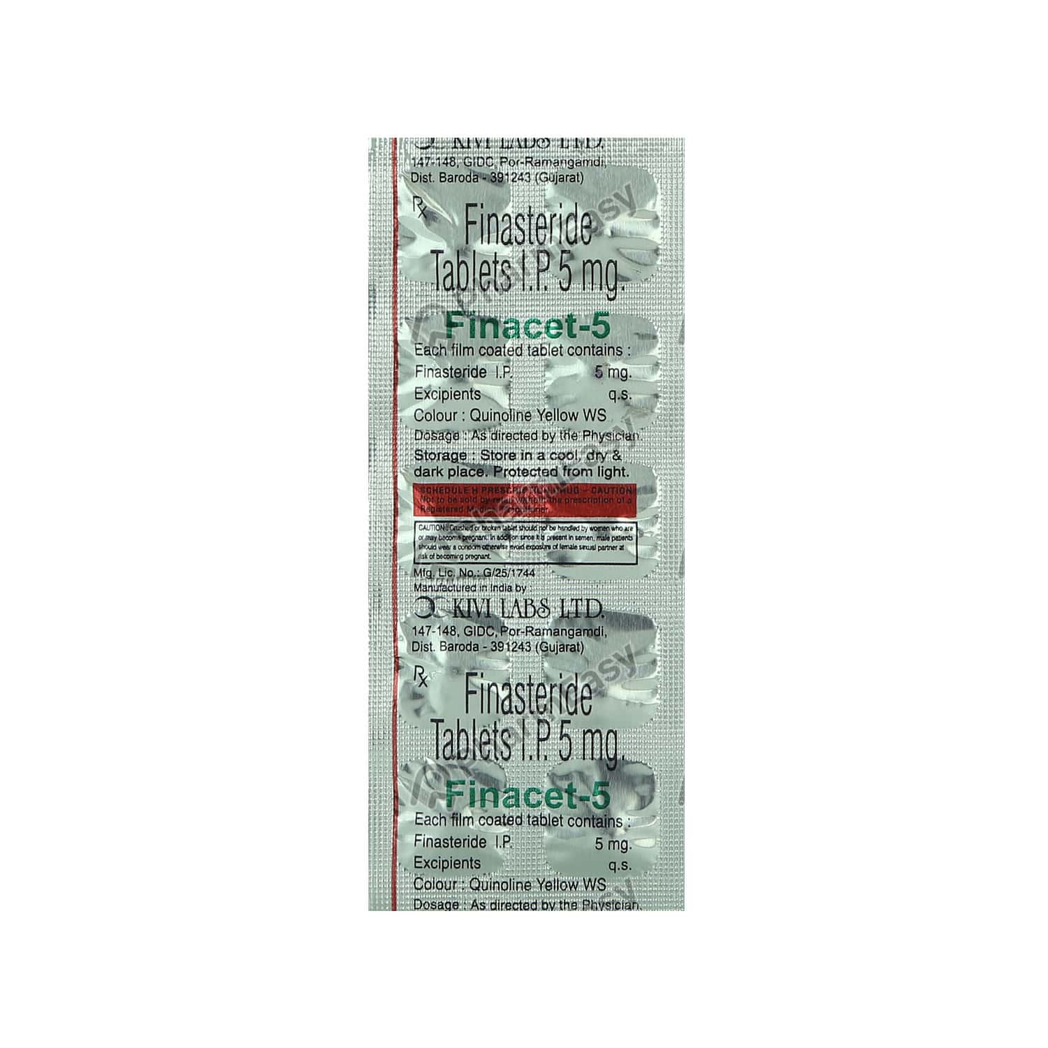 Buy Finacet 5 MG Tablet (10) Online at Flat 18% OFF* | PharmEasy