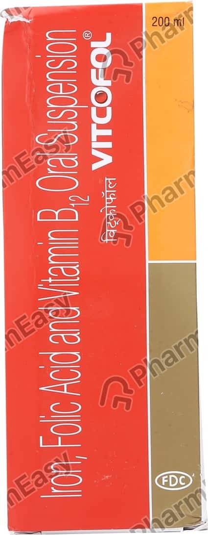 Vitcofol Bottle Of 200ml Suspension: Uses, Side Effects, Price & Dosage ...