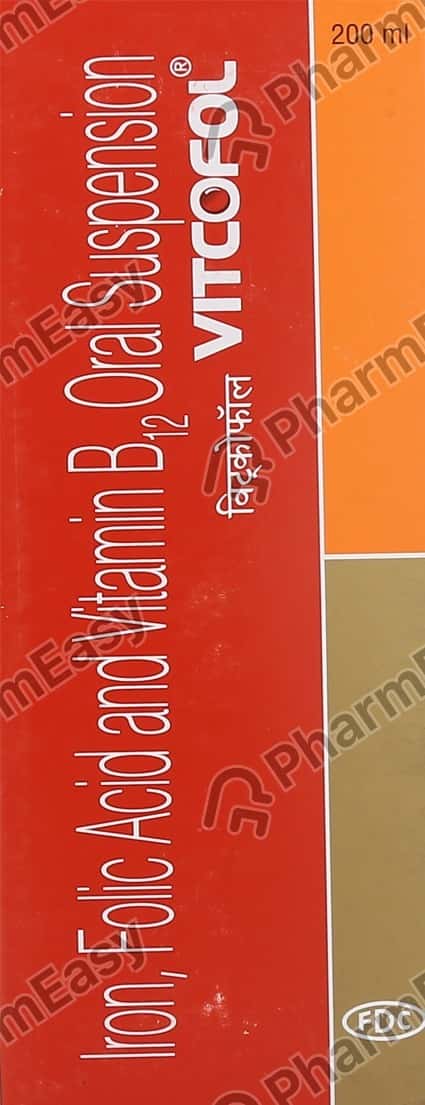 Vitcofol Bottle Of 200ml Suspension: Uses, Side Effects, Price & Dosage ...
