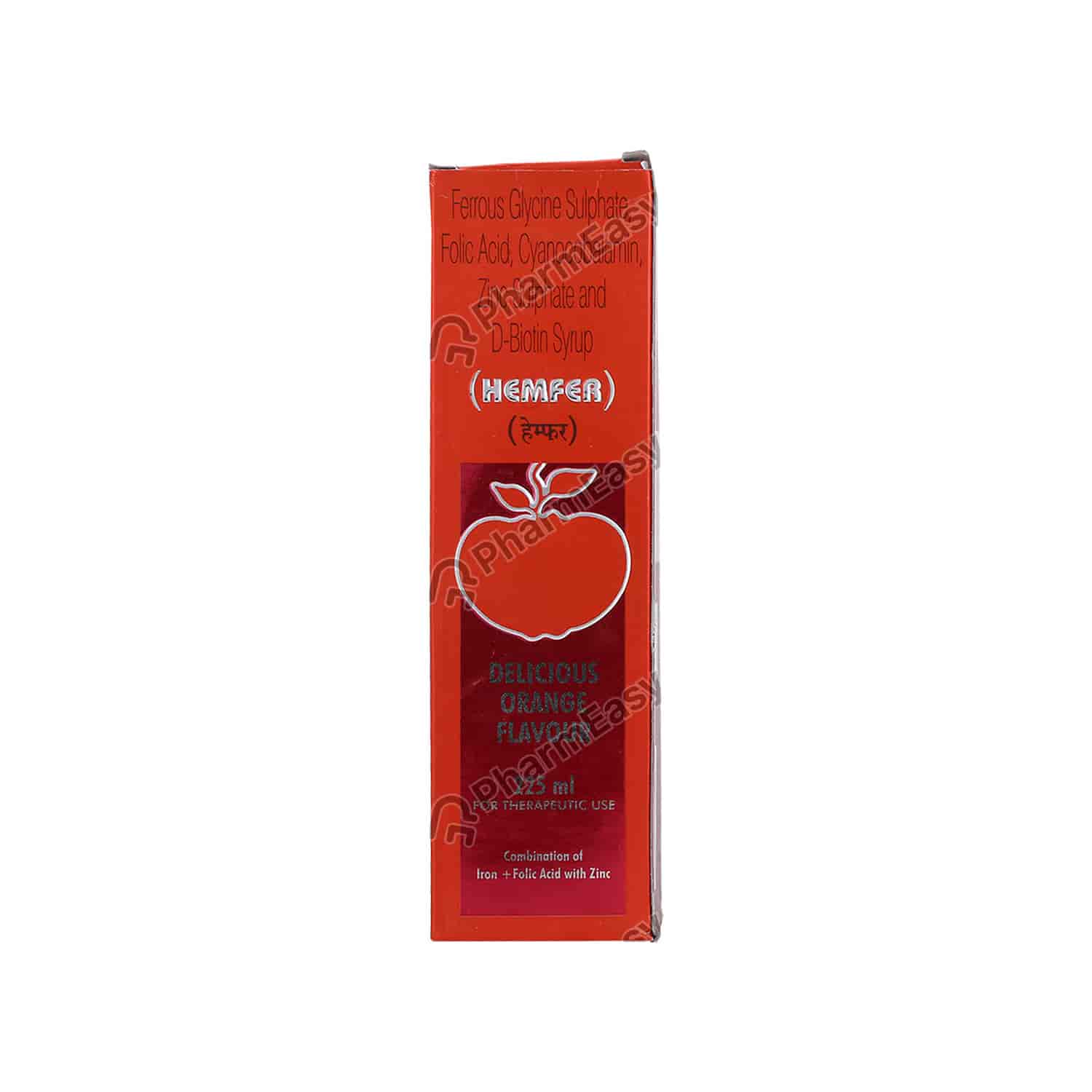 Buy Hemfer Delicious Orange Flav Syp 225ml Online at Flat 18% OFF ...