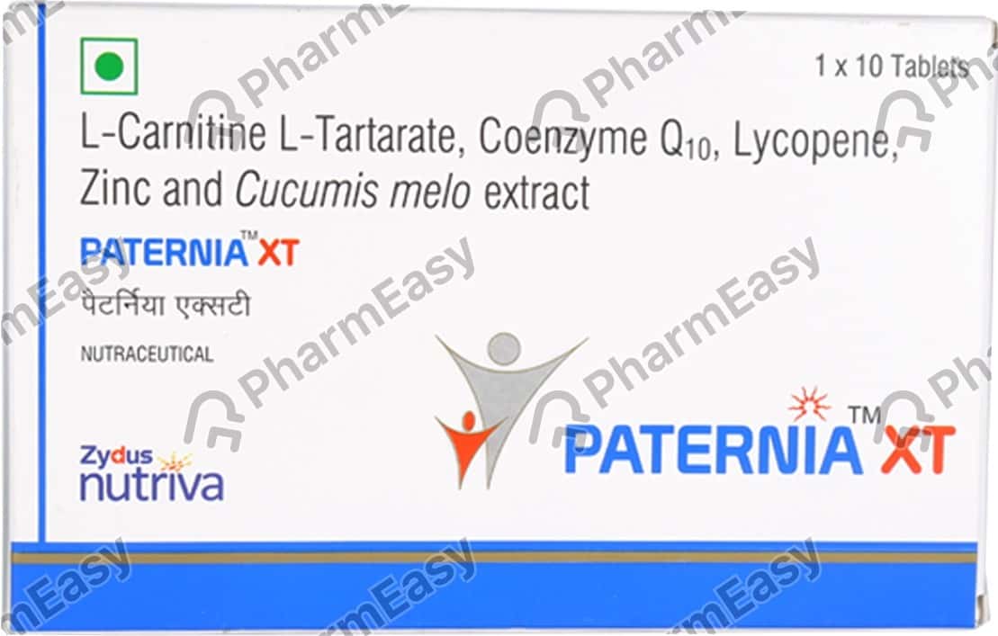 Paternia Xt Strip Of 10 Tablets: Uses, Side Effects, Price & Dosage ...