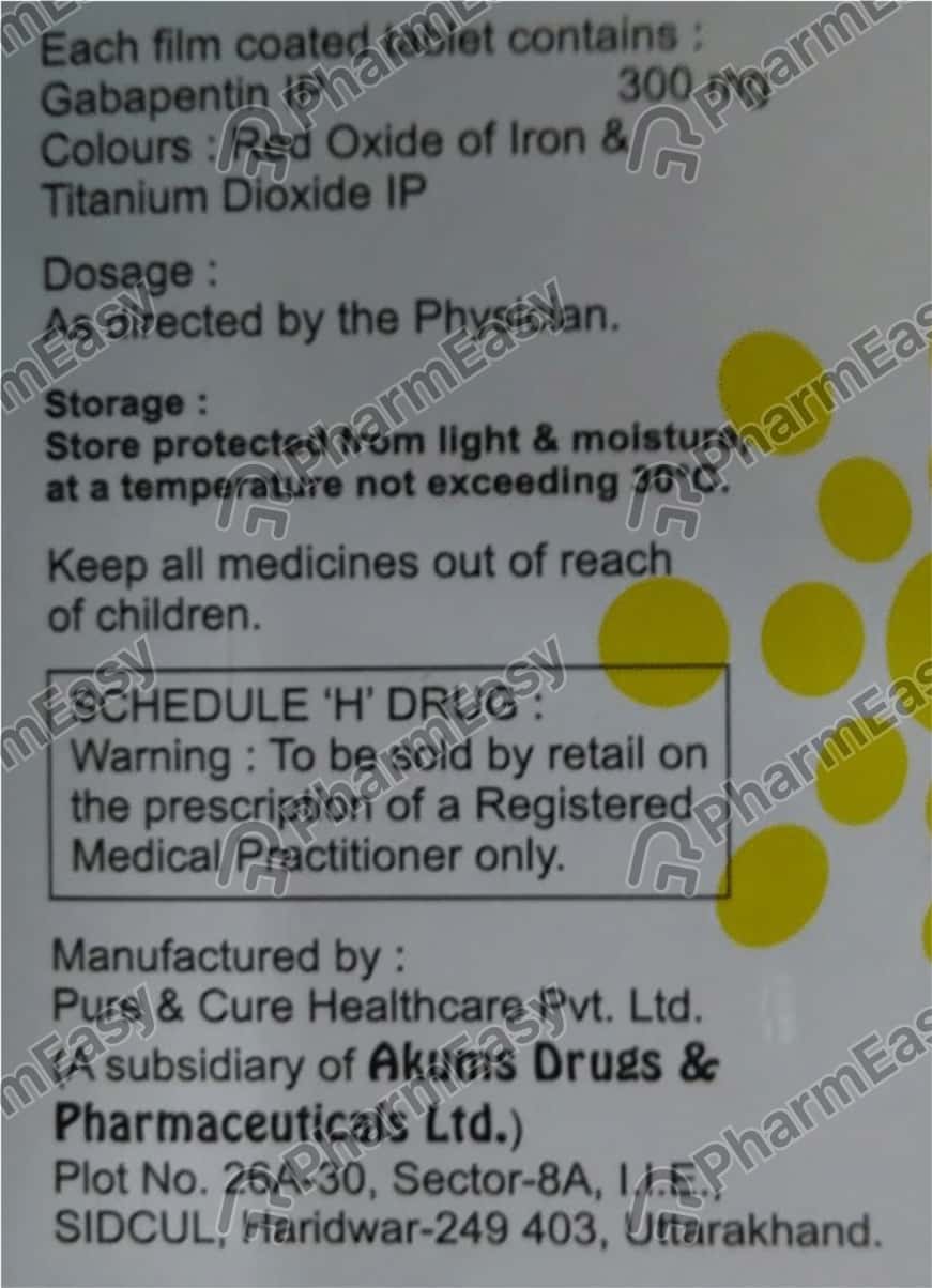 Arigaba 300 MG Tablet (10): Uses, Side Effects, Price & Dosage | PharmEasy