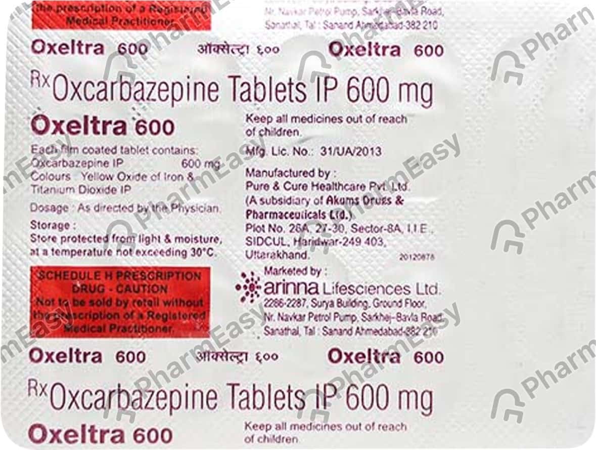 Oxeltra 600 MG Tablet (10): Uses, Side Effects, Price & Dosage | PharmEasy