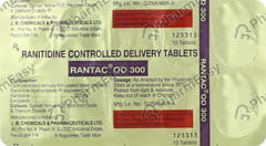 Rantac 300 MG Tablet (10): Uses, Side Effects, Price & Dosage | PharmEasy