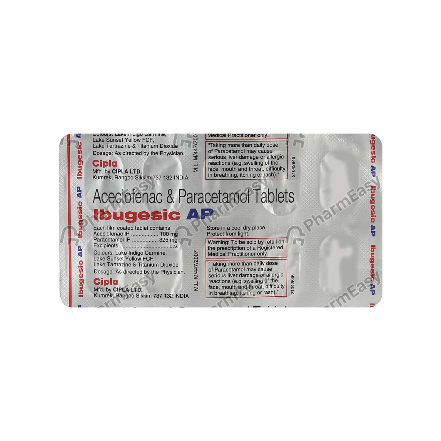 Ibugesic Ap Tablet - Uses, Side Effects, Dosage, Composition & Price ...