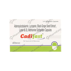 Buy Cadifast Capsule Online at Flat 18% OFF* | PharmEasy