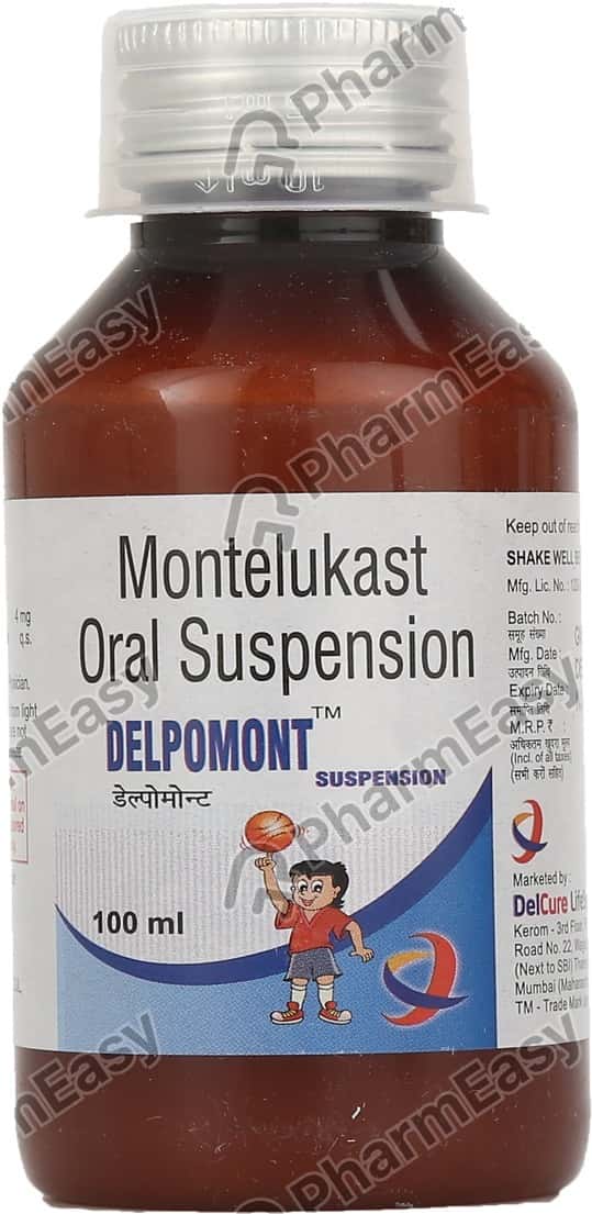 Buy Delpomont 4 MG Suspension (100) Online at Flat 15% OFF | PharmEasy