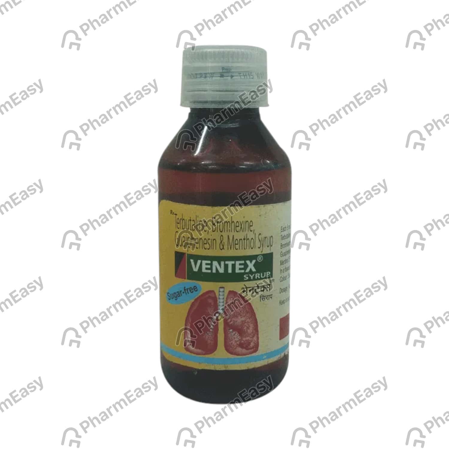 Ventex Sugar Free Bottle Of 100ml Syrup: Uses, Side Effects, Price ...