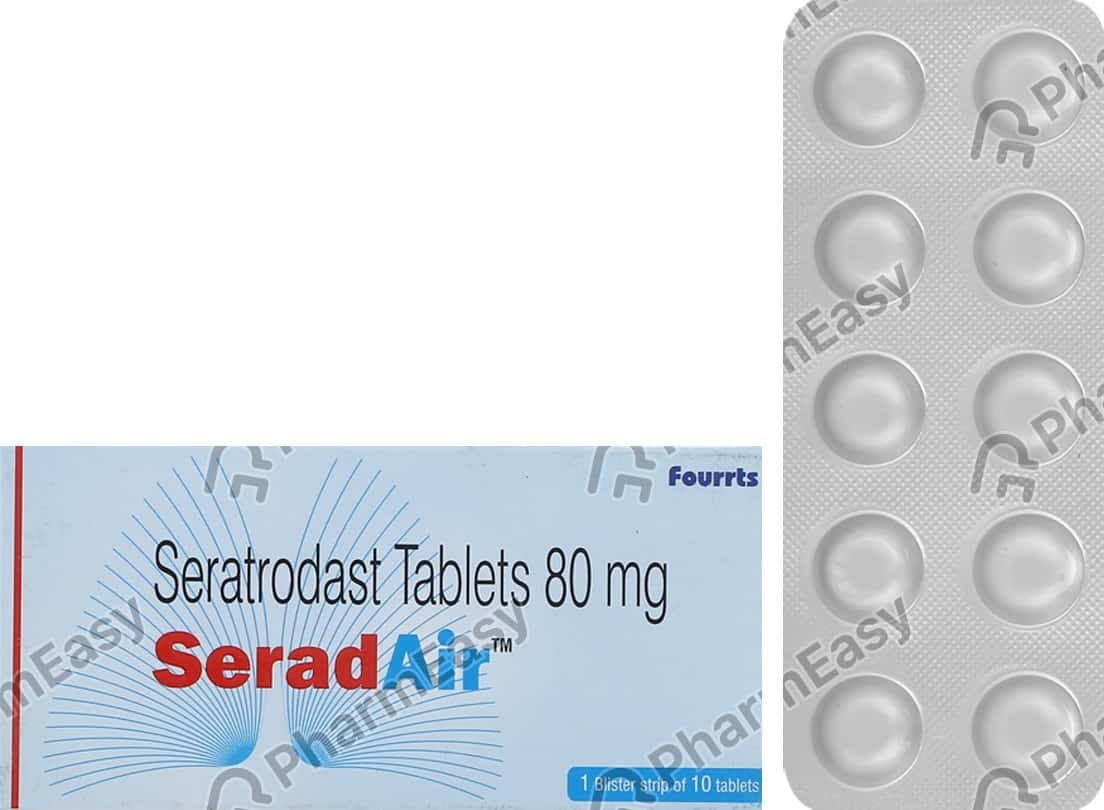 Buy Seradair 80 MG Tablet (10) Online at Flat 15% OFF | PharmEasy
