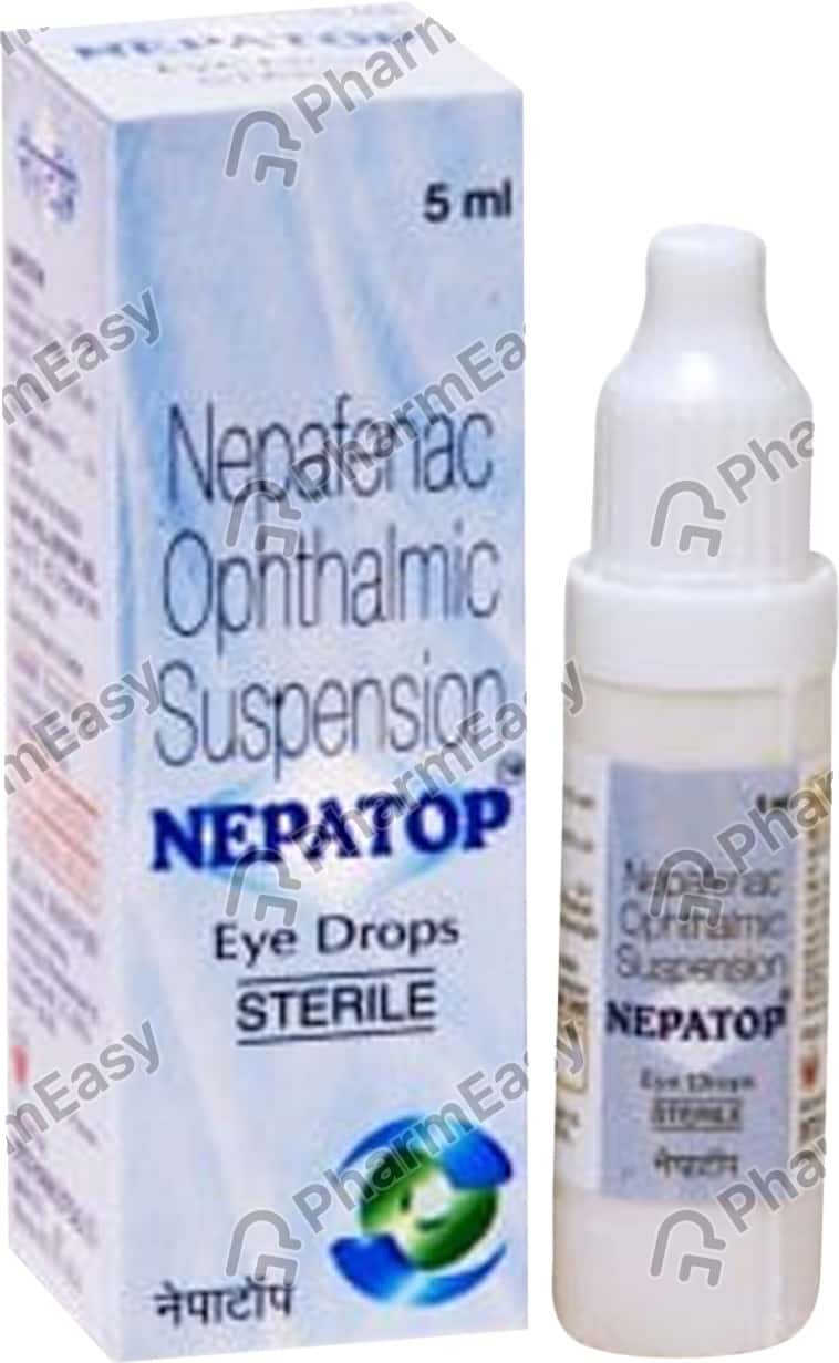 Nepatop 0.1 %W/V Eye Drop (5): Uses, Side Effects, Price & Dosage ...