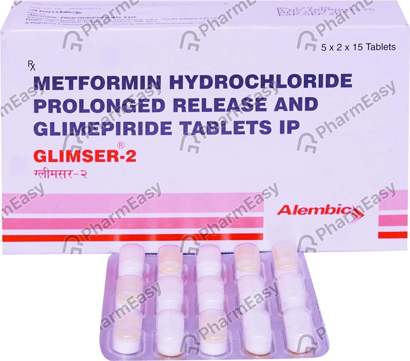Glimser 2mg Strip Of 15 Tablets: Uses, Side Effects, Price & Dosage ...