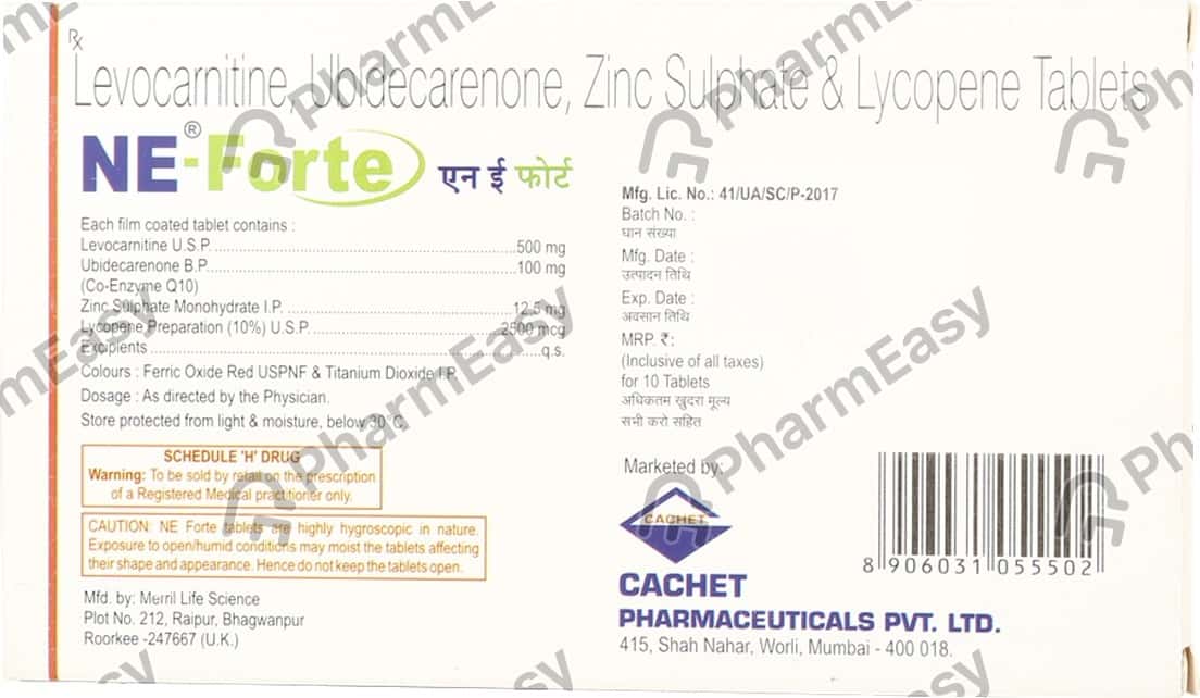 Buy Ne Forte 100mg Strip Of 10 Tablets Online at Flat 15% OFF | PharmEasy