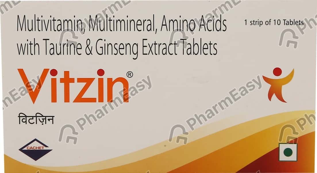 Buy Vitzin Strip Of 10 Tablets Online & Save Up to 24% at PharmEasy