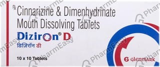 Diziron D Strip Of 10 Tablets: Uses, Side Effects, Price & Dosage ...