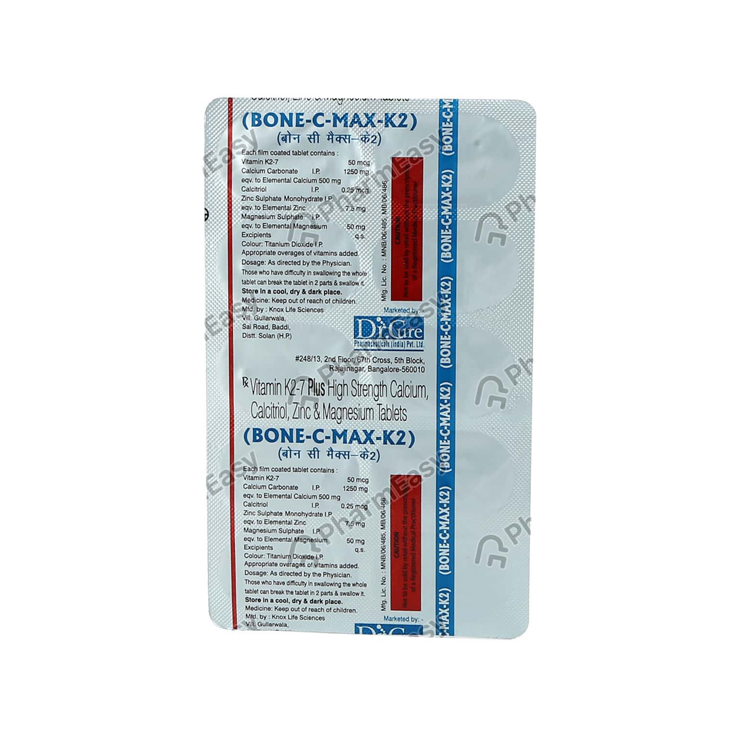 Buy Bone C Max K2 Strip Of 10 Tablets Online at Flat 18% OFF* | PharmEasy