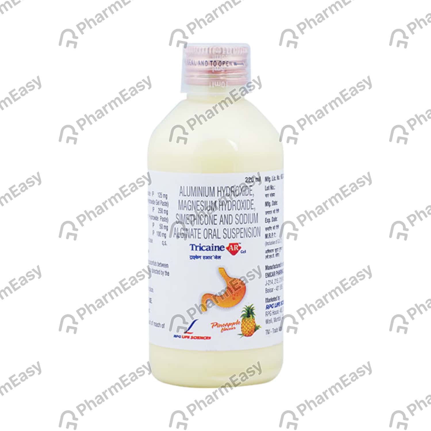 Buy Tricaine Ar Pineapple Flavour Bottle Of 220ml Oral Gel Online at ...