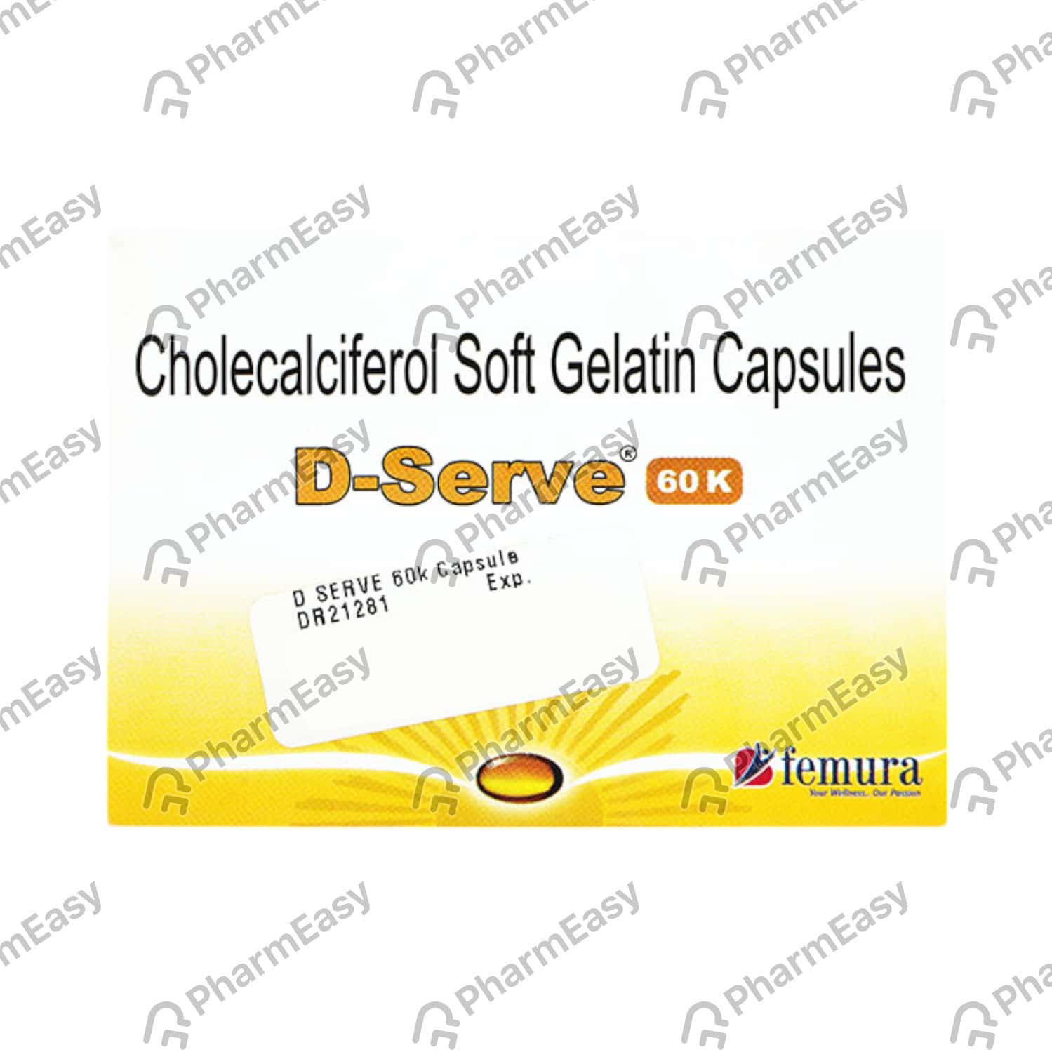 D Serve 60000 IU Capsule (4): Uses, Side Effects, Price & Dosage ...