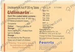 Udimarin 300 MG Tablet (10): Uses, Side Effects, Price & Dosage | PharmEasy