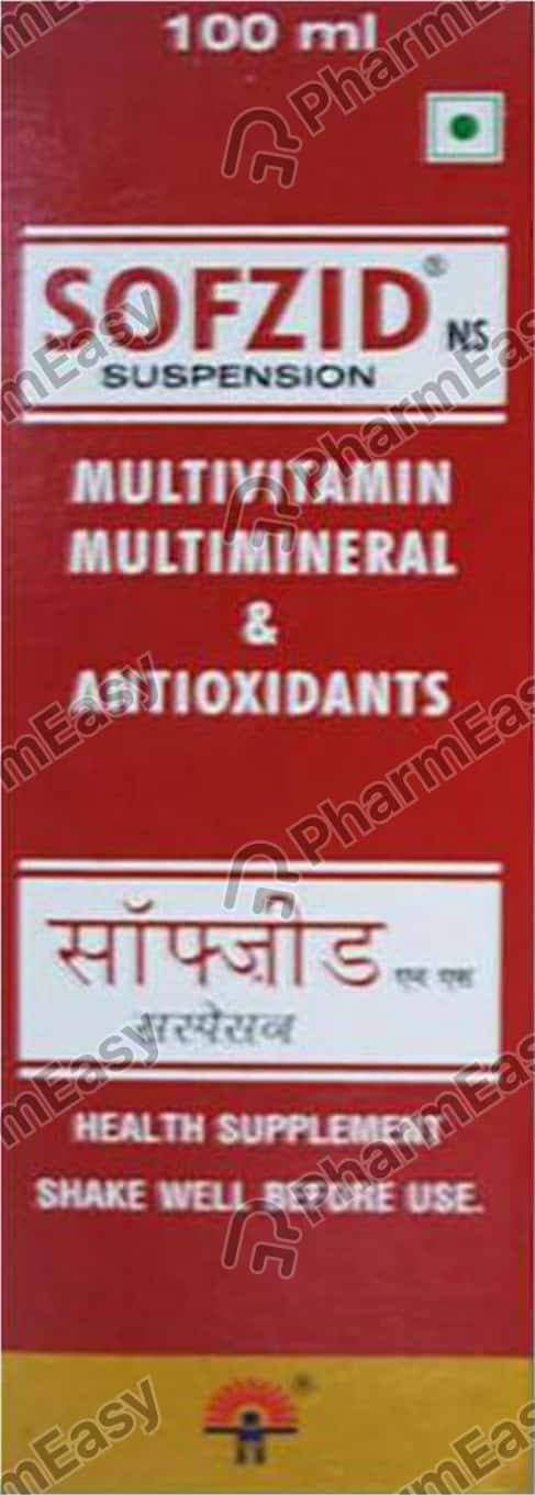 Buy Sofzid Ns Syrup (100) Online at Flat 15% OFF | PharmEasy