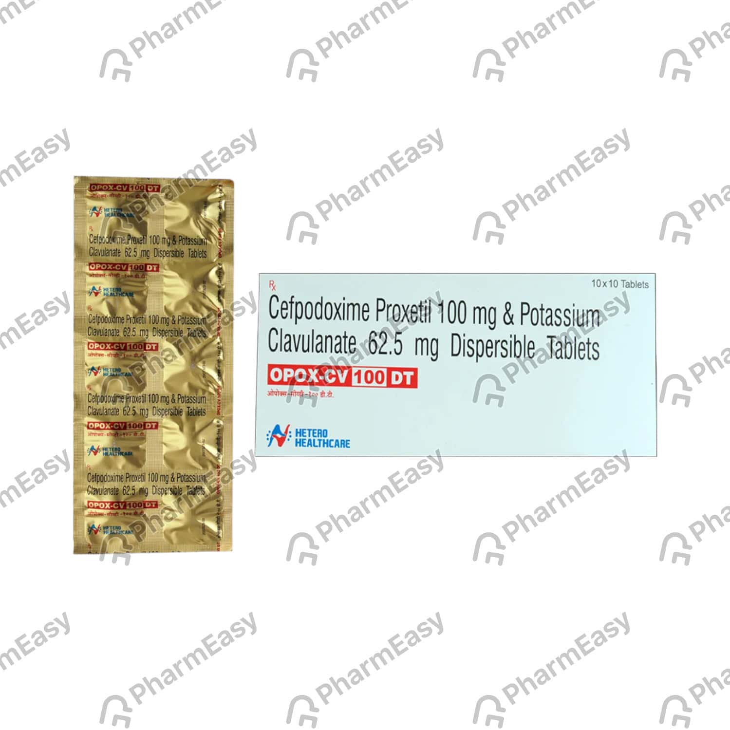 Opox Cv Dt 100mg Strip Of 10 Tablets: Uses, Side Effects, Price ...