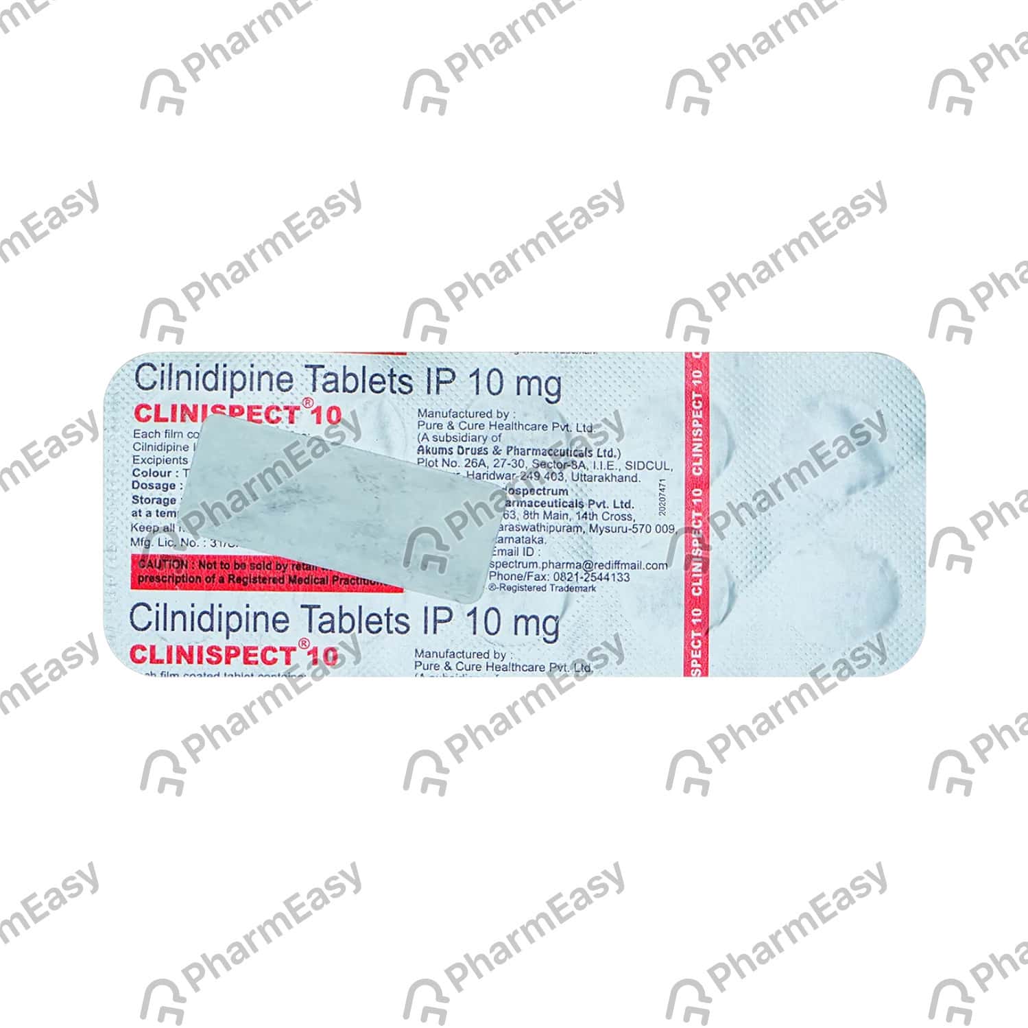 Clinispect 10 MG Tablet (10): Uses, Side Effects, Price & Dosage ...