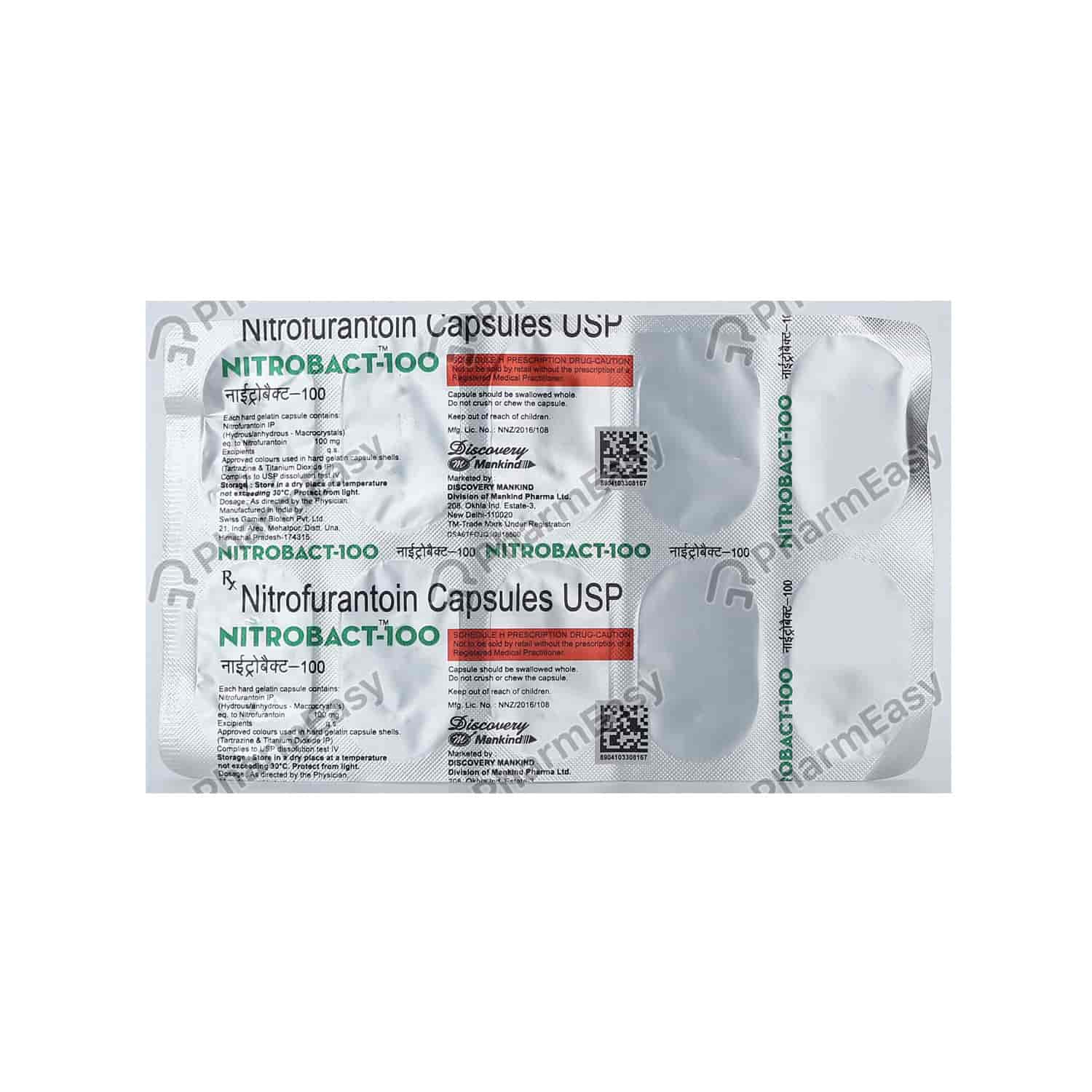 Buy Nitrobact 100mg Capsule Online at Flat 18% OFF* | PharmEasy