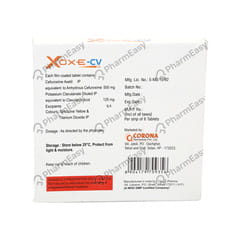 Xoxe Cv 500mg Tablet - Uses, Side Effects, Dosage, Composition & Price ...
