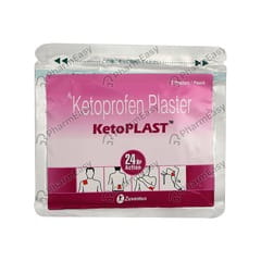 Ketoplast 20 MG Plaster (7) - Uses, Side Effects, Dosage, Composition ...
