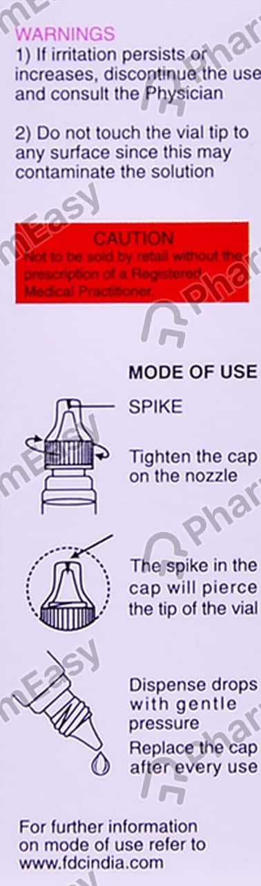 Moisol Z 3 MG Eye Drop (5): Uses, Side Effects, Price & Dosage | PharmEasy