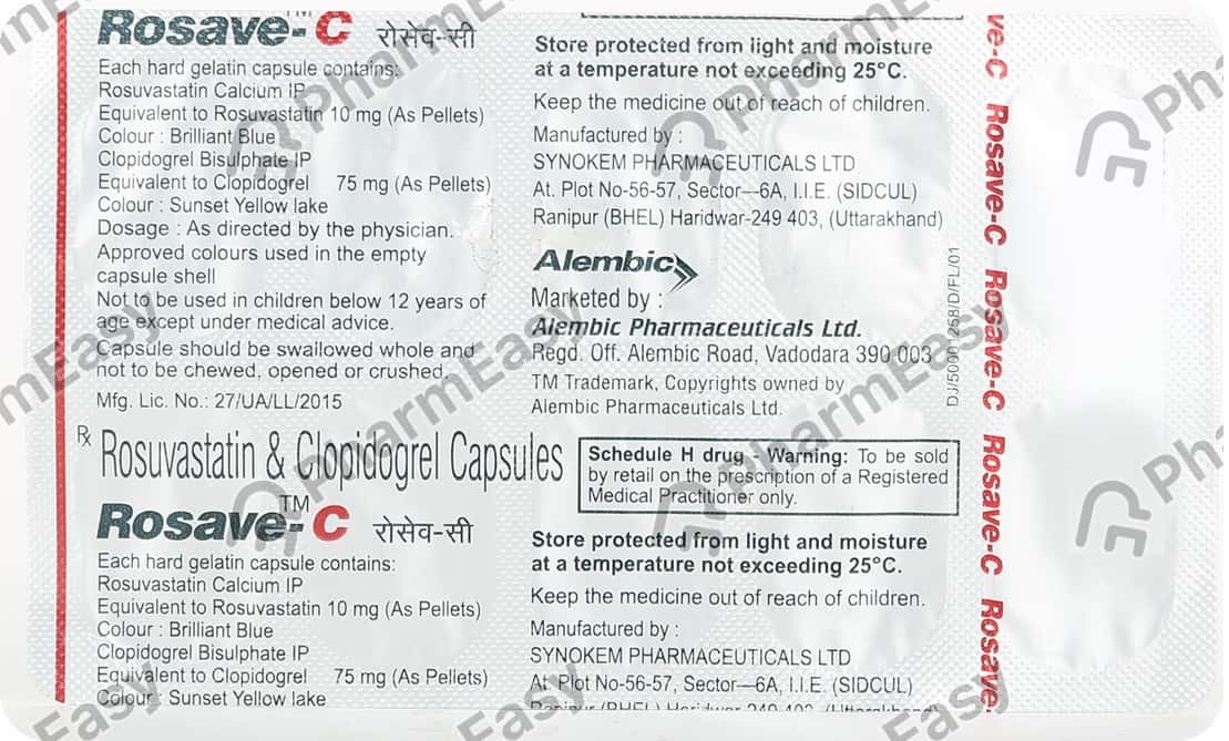 Advastat Cv 10mg Capsule 10'S: Uses, Side Effects, Price & Dosage ...
