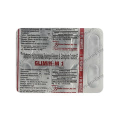 Glimin M1 Tab - Uses, Side Effects, Dosage, Composition & Price | PharmEasy